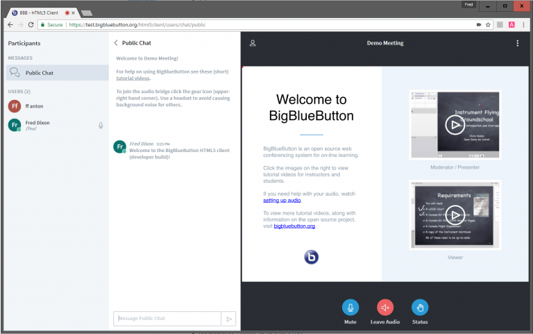 BigBlueButton HTML5 Client Developer Release - BigBlueButton - Open Source Web Conferencing